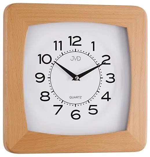 Dřevěné čitelné nástěnné hodiny JVD N29041/68