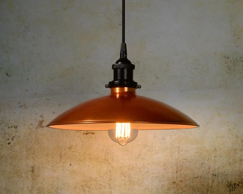 LUCIDE BISTRO - Pendant light - Ø 32 cm - Copper