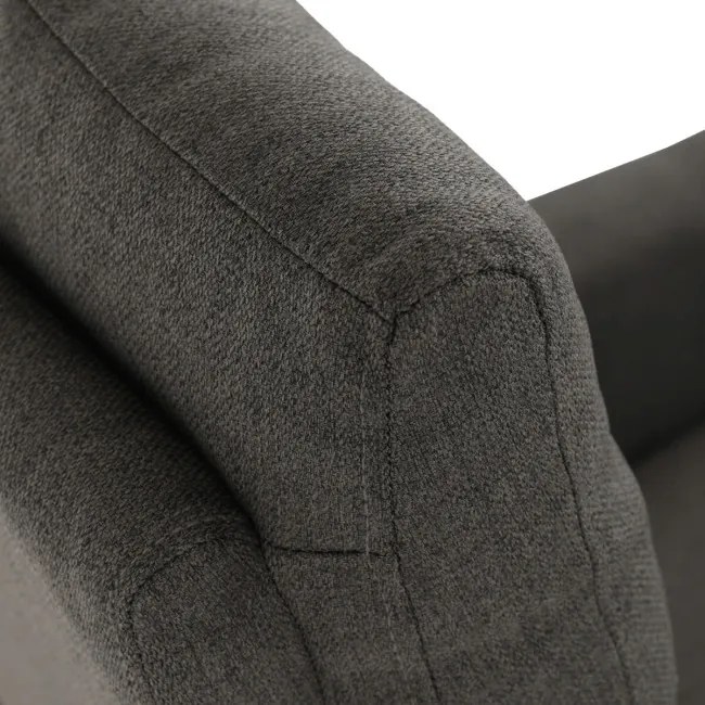Polohovací křeslo šedé, elektrické TV-5482 GREY2