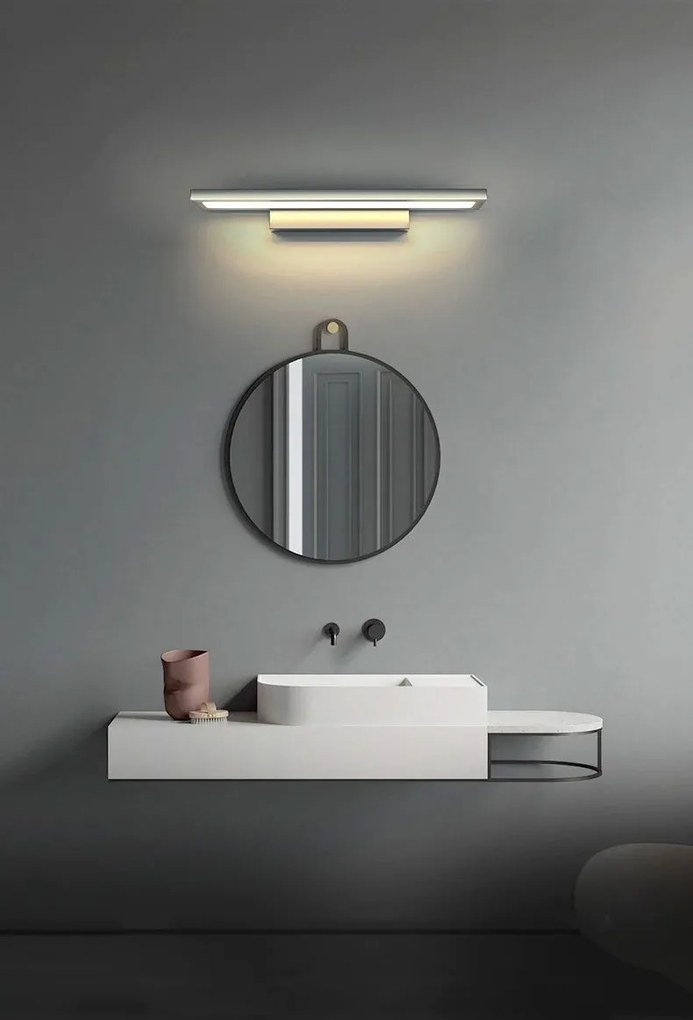 Toolight, LED koupelnové svítidlo nad zrcadlo 60CM APP840-1W, chromová, OSW-06765