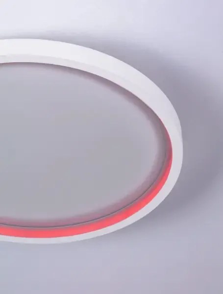 Moderní stropní svítidlo Chet RGB 39 s dálkovým ovládáním