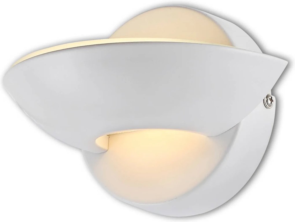 Bílé LED nástěnné svítidlo Cosimo