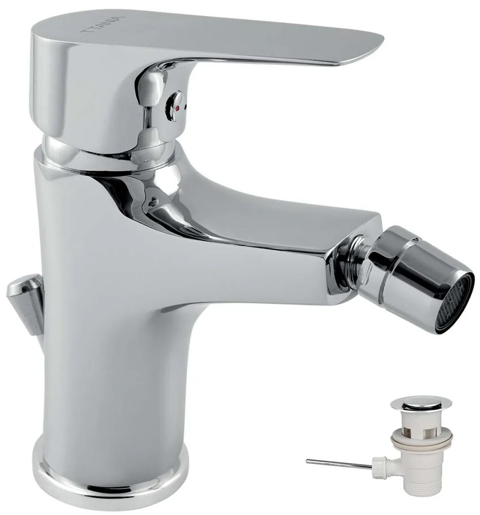 Novaservis Titania Nice - Bidetová baterie s výpustí, chrom 97011,0