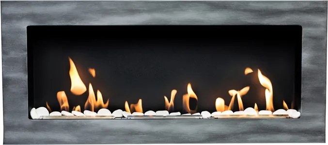 BIO FLAME biokrb Easy M Open Patina Šedá