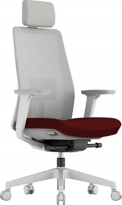 Office Pro Kancelářská ergonomická židle K10 W — více barev Modrá