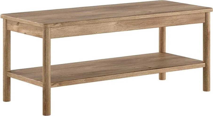 Dřevěná/z MDF lavice v přírodní barvě Olive – Vipack