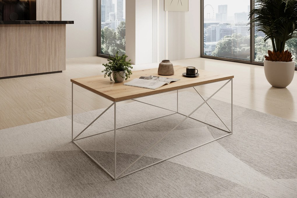 ADRK Furniture Konferenční stolek Dante CT-DAN-W-A