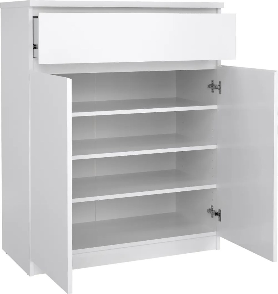 FALCO Komoda Simplicity 234 bílý lesk