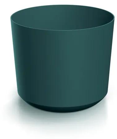PROSPERPLAST Květináč - TUBO Průměr: 19,9 cm, Barva: platinová