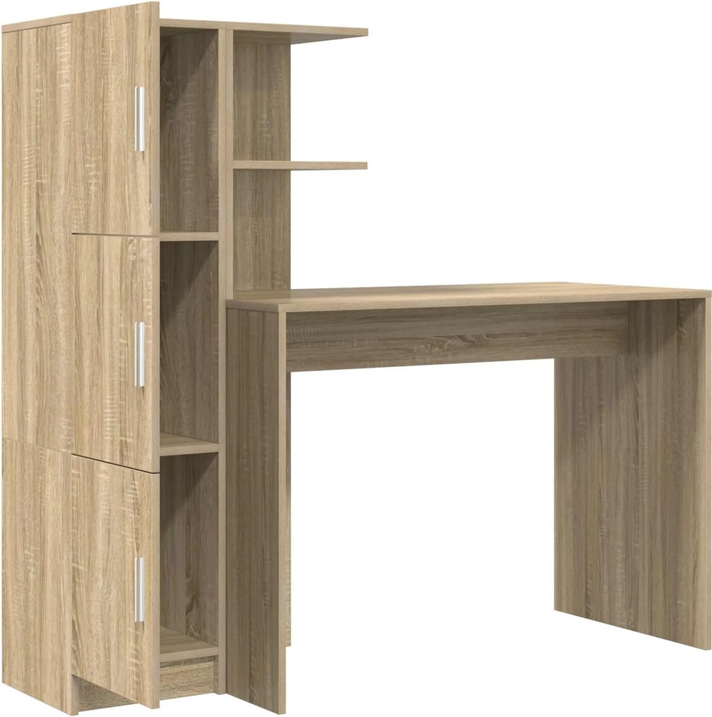 Stůl Sonoma dub 133.5 x 50 x 124 cm 2 ks 3337291