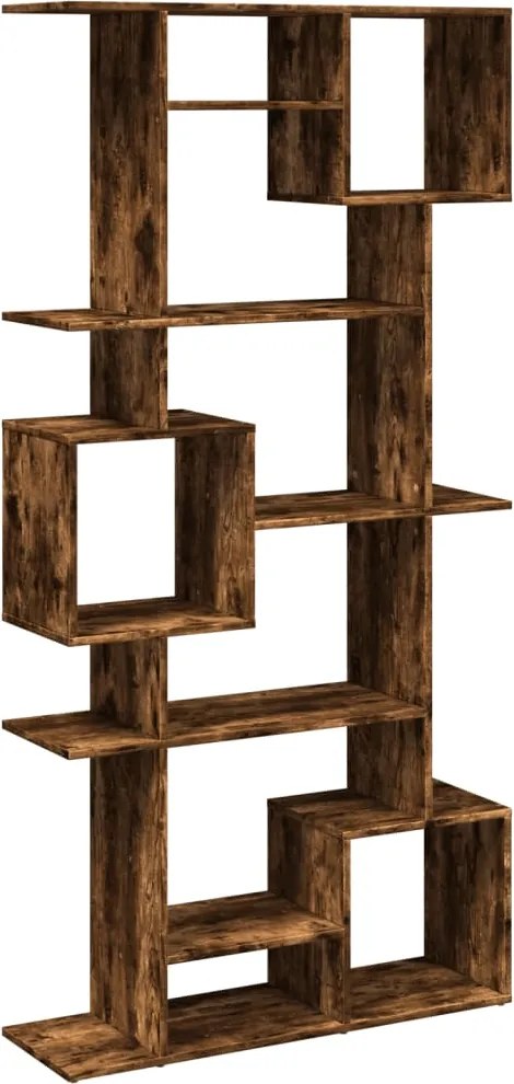 Knihovna kouřový dub 92 x 29 x 188 cm kompozitní dřevo 3310320