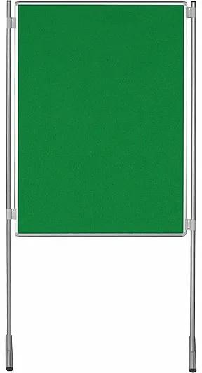 Paraván oboustranný textilní TEXT 90 x 120 cm - zelená (620901204106)