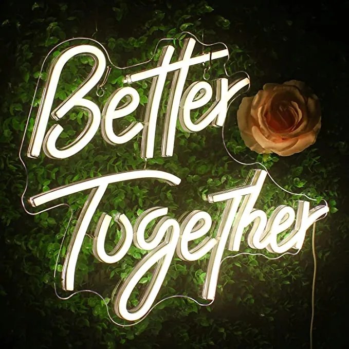 Nápis Better Together Looklight 5W