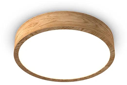 Masivní dřevěné svítidlo woodLED Round Ceiling  Masivní dřevěné svítidlo Woodled Round Ceiling Dřevodekor: Dub Světlý, Průměr: 590 mm, Teplota…