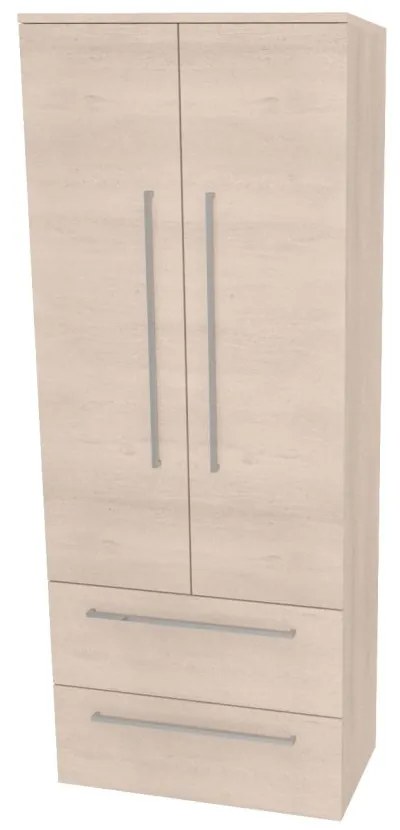 Mereo Mereo, Bino, koupelnová skříňka vysoká 163 cm, dvojitá, Multidecor, CN699DUP1