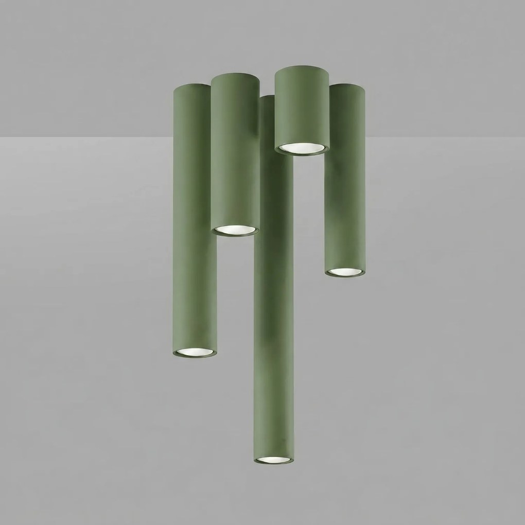 Sollux Lighting Stropní svítidlo LAGOS 20 olivově zelené