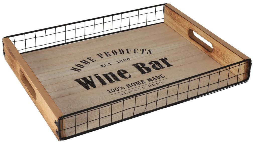 Orion Dřevěný servírovací tác Wine Bar - velký