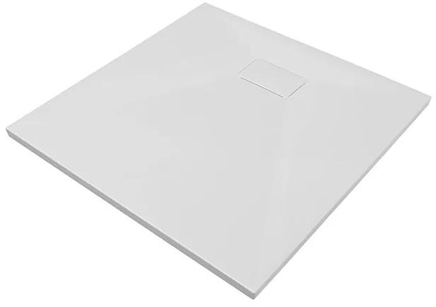 Besco Čtvercová sprchová vanička z SMC kompozitu VEXO SQ 80x80 (90x90) Barva: Bílá, Rozměry (cm): 90x90