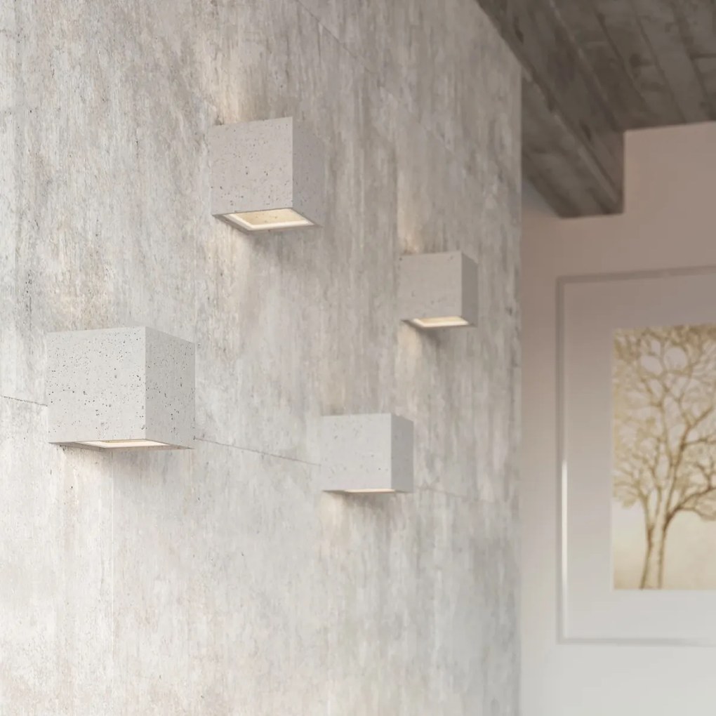Sollux Lighting Nástěnné svítidlo LEO beton