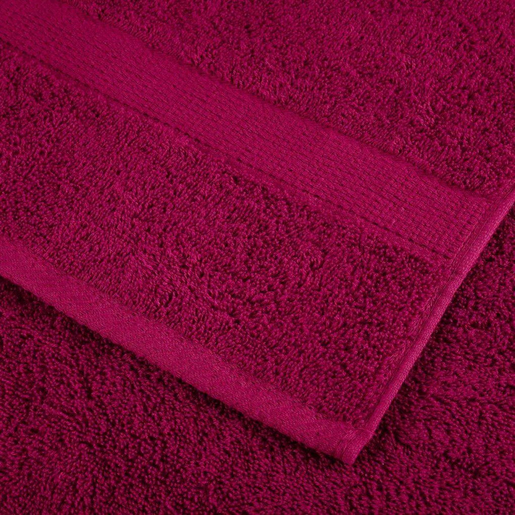 Premium sprchové ručníky SOLUND 4 ks Bordeaux 70x140 cm 600 gsm 137213