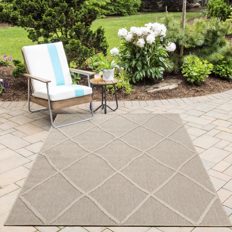 Ayyildiz, Kusový koberec Patara 4952 Beige – na ven i na doma, 200x290, béžová, chodba / předsíň