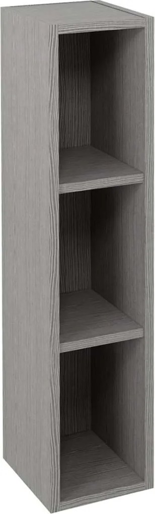 Sapho Espace - Otevřená policová skříňka 20x94x22 cm, dub stříbrný ESC130-1111