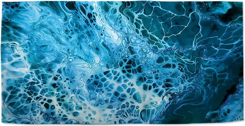 Sablio Ručník Magická modrá - 70x140 cm