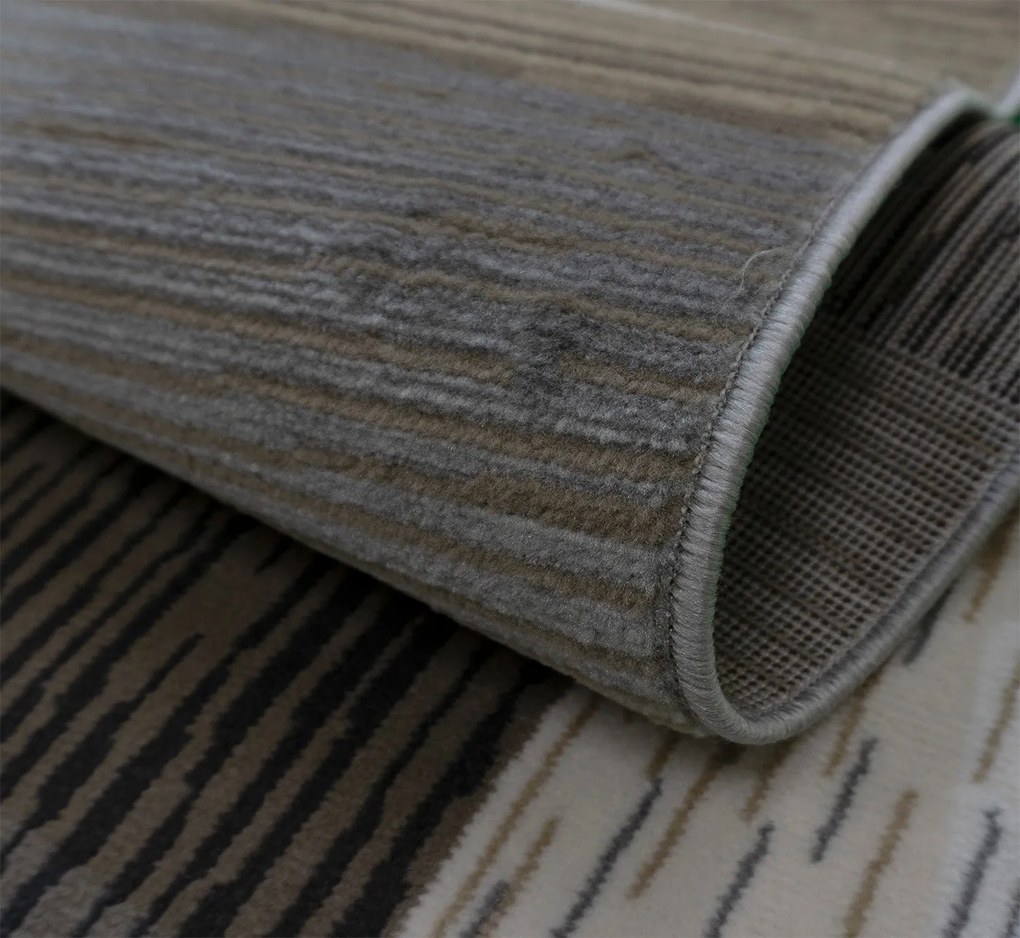 BE Koberec Lotus 9303 BEIGE - béžový šedohnědý obdélníkový Rozměr: 50x80 cm