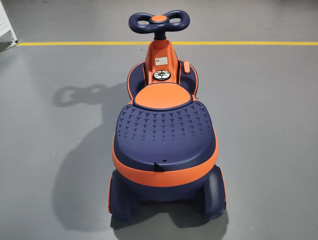 AIYAPLAY Elektrické odrážedlo 2 v 1 s hudbou, oranžové