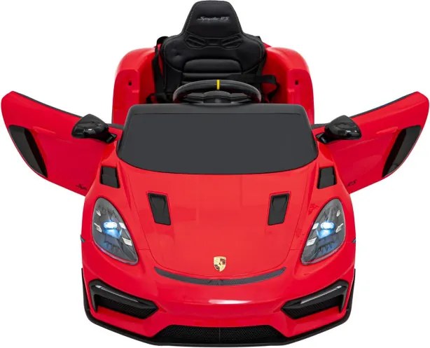 Elektrické autíčko Porsche Spyder RS 718 MP4 červené