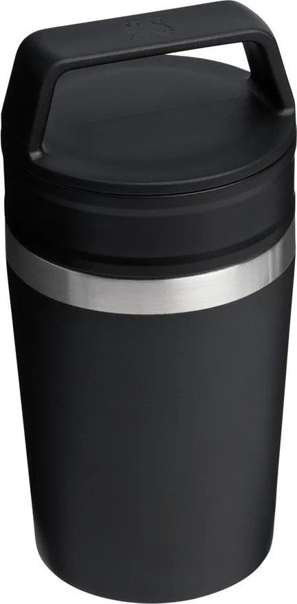 Černý termo hrnek z nerezové oceli 230 ml Café-To-Go Travel Mug Black 2.0 – Stanley