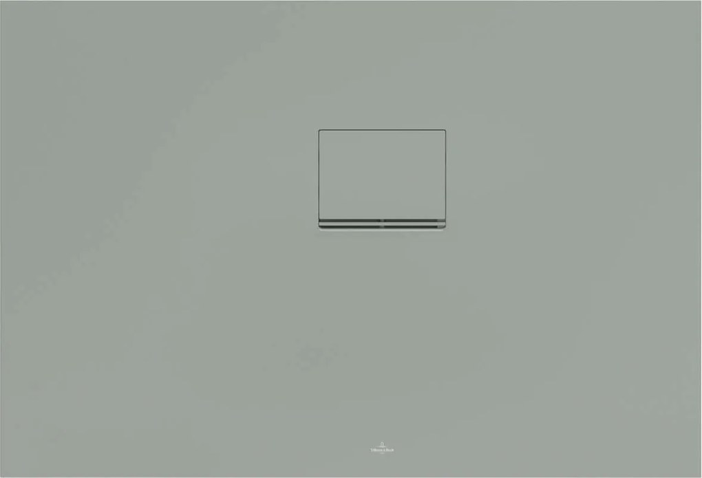 Villeroy & Boch Squaro Infinity - Sprchová vanička, 110x75 cm, Morning Green UDQ1175SQI2RV-R8