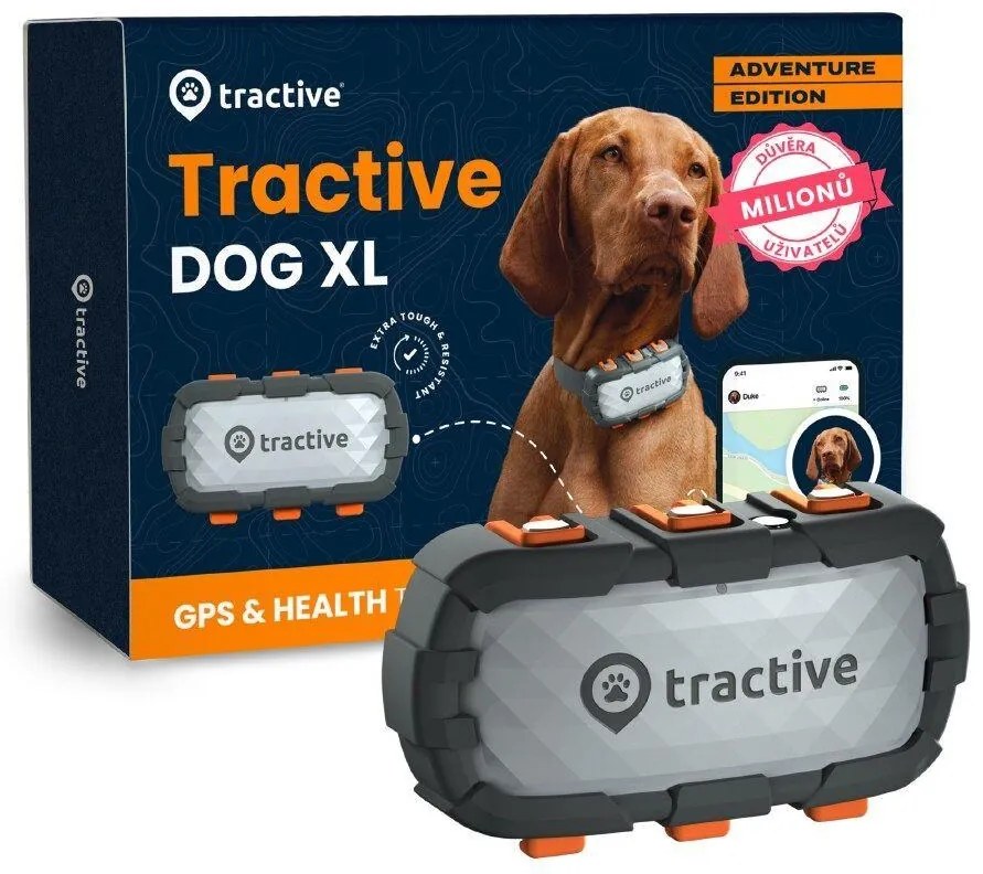 Gps lokátor tractive gps dog xl adventure edition