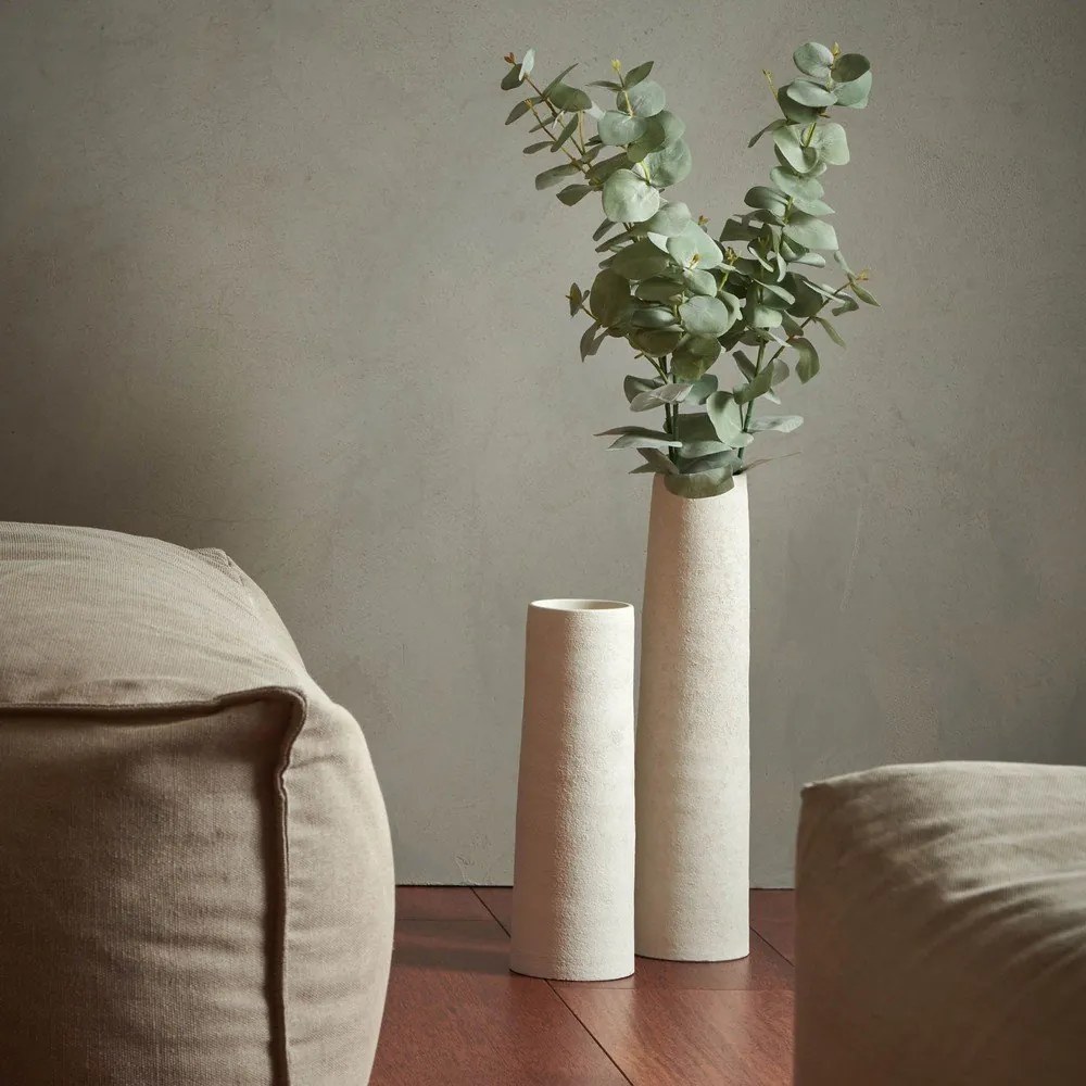 Bílá keramická vysoká váza (výška 50 cm) Cone – S|P Collection