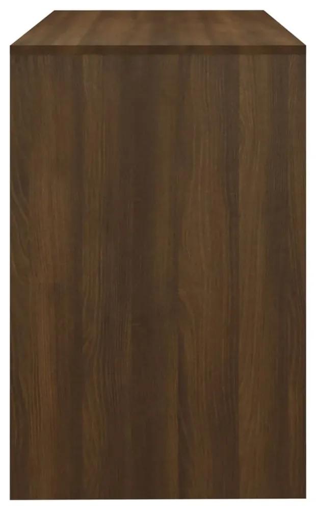 Petromila Psací stůl hnědý dub 101 x 50 x 76,5 cm kompozitní dřevo