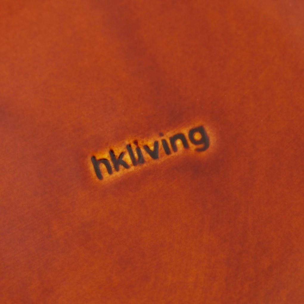 HK living Kameninová miska Curry Daybreak – set 2 ks, hnědá barva, keramika