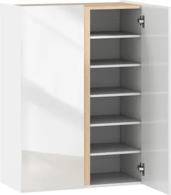 HOMCOM botník s funkcí tichého dovírání, 6stupňový design bez úchytek, pojme až 18 párů, pro chodbu, vstupní halu, dřevo, bílá