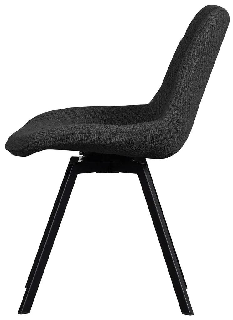 Otočná židle tonnso černá MUZZA