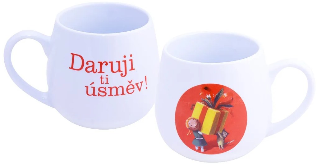 Sonnentor Porcelánový čajový šálek Daruji ti úsměv 420 ml