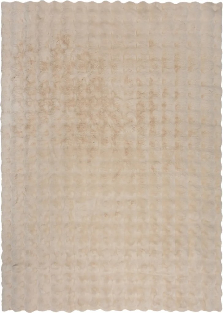 180x290 Kusový koberec Waffle Faux Fur Ivory