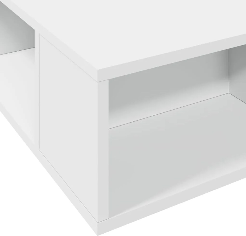 Rám postele bílý 90 x 190 cm kompozitní dřevo 3280524