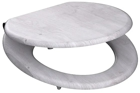Eisl Sanitär WC prkénko MDF Soft Close Light Wood 80192