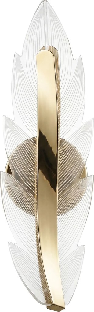 Toolight Rea, NÁSTĚNNÉ LED SVÍTIDLO G182-W GOLD, OSW-07814