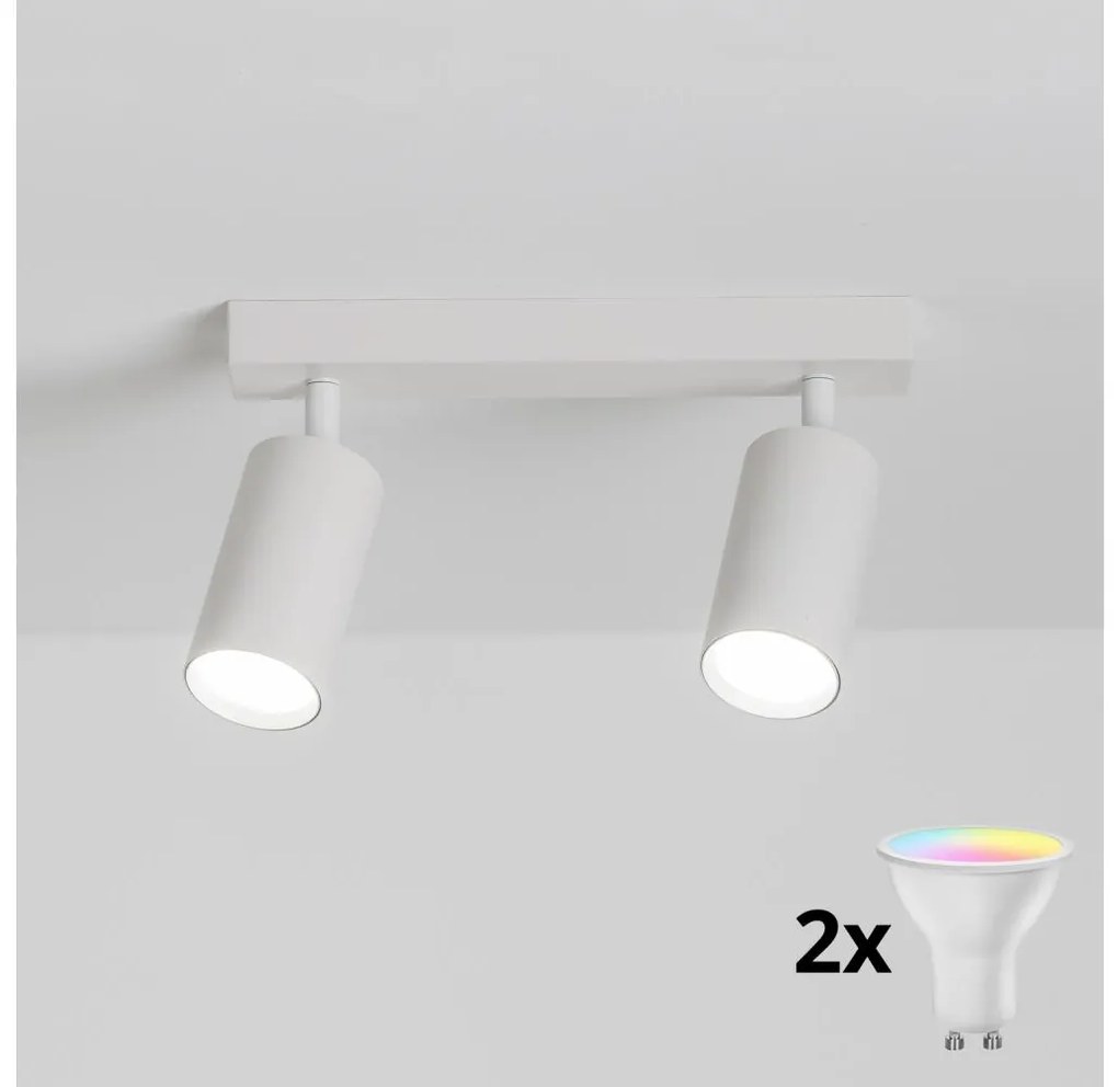 Brilagi - LED Stmívatelné bodové svítidlo SELE 2xGU10/6,5W/230V bílá