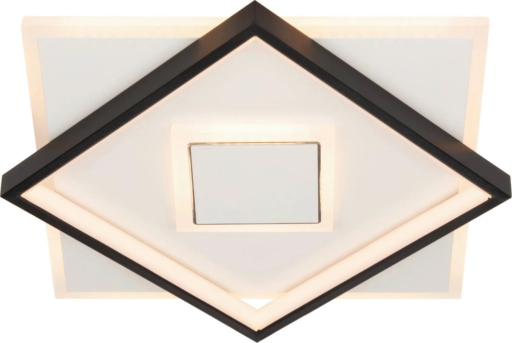 XXXLutz STROPNÍ LED SVÍTIDLO, 35/35/6 cm Novel - Stropní svítidla - 003765002301