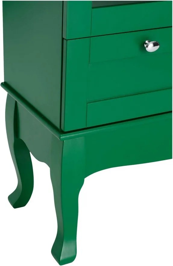 Zelená závěsná vitrína z MDF 85x170,5x35 cm Prato – Ellos Home