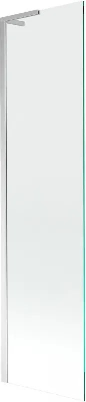 Mexen Next L, 1-křídlová vanová zástěna 50 x 150 cm, 6mm čiré sklo, chromový profil, 895-050-000-03-00-01