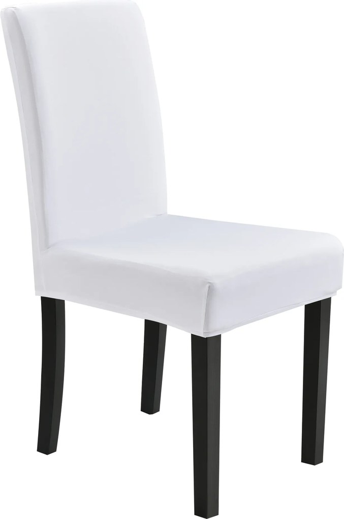 [neu.haus]® Potah na židle - bílý - napínací streč na židle různych rozměrů