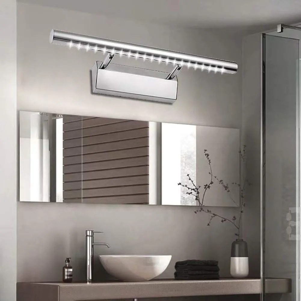 Toolight Toolight, LED koupelnové svítidlo nad zrcadlo 9W 70CM APP363-1W, chromová, OSW-08429