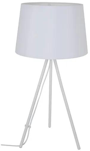 Solight stolní lampa Milano Tripod, trojnožka, 56 cm, E27, bílá WA005-W
